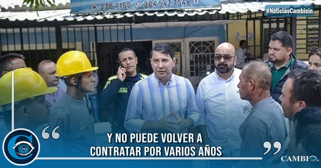 Le quitan 130 mil millones, en contratos, y lo multan con 10 mil ...
